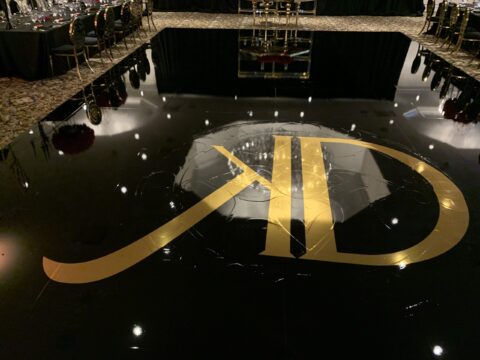 Custom Floor Wrap for Weddings and Events