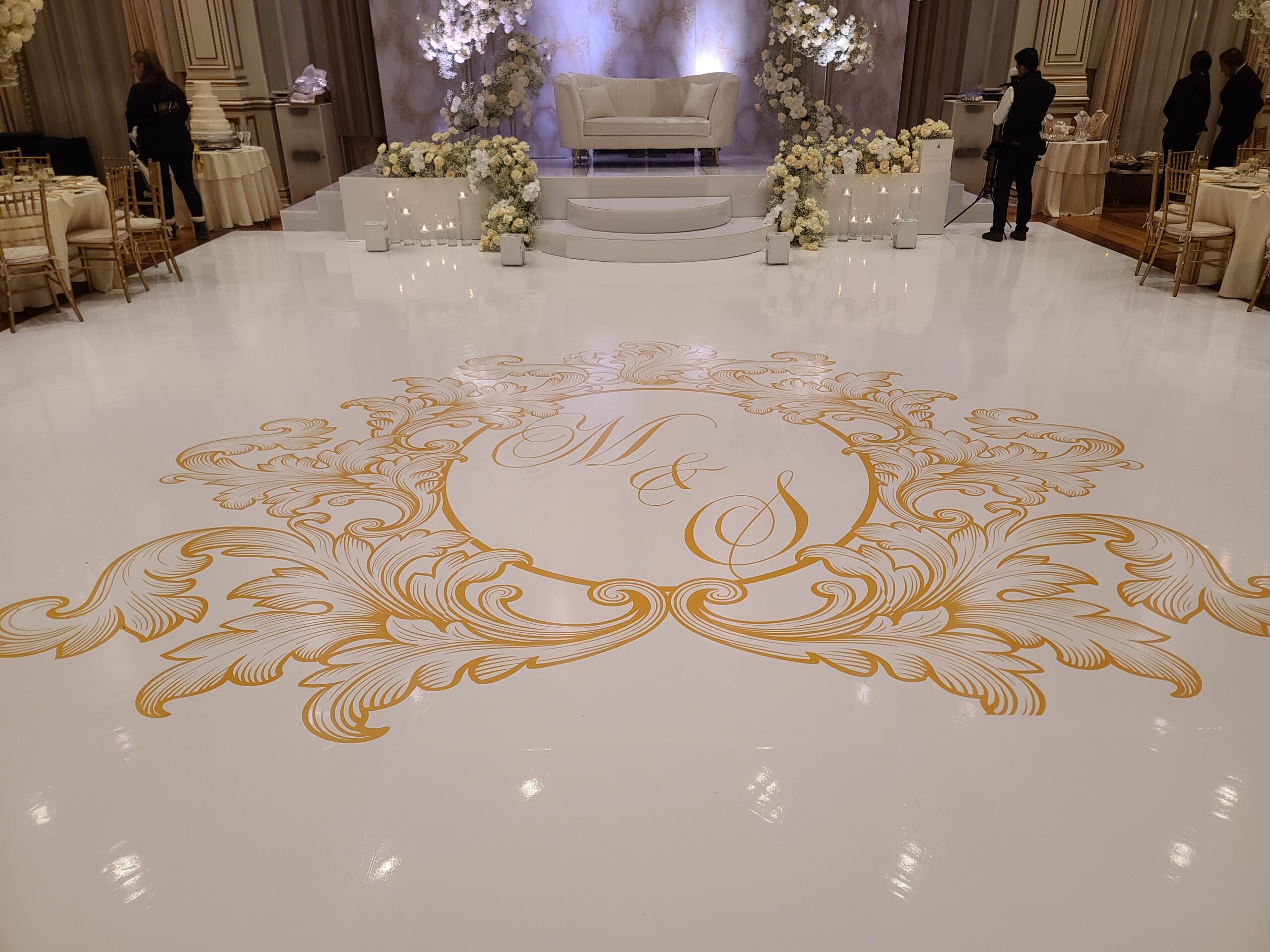 Perfect Dance Floor Wrap for Wedding and Events